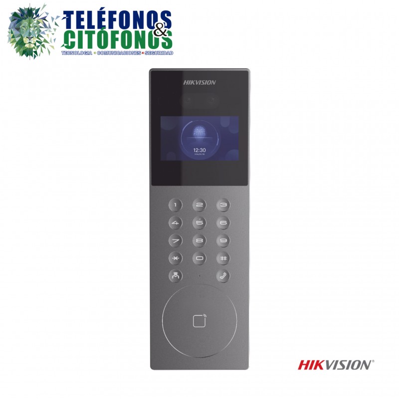 Kit Videocitofonia con Reconocimiento facial para 10 usuarios| Hikvision