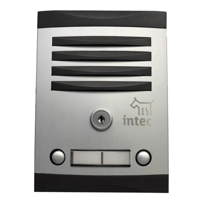 KIT DE CITOFONIA INTEC Intec con Frente de Calle de 2 Botones y 2 citofonos