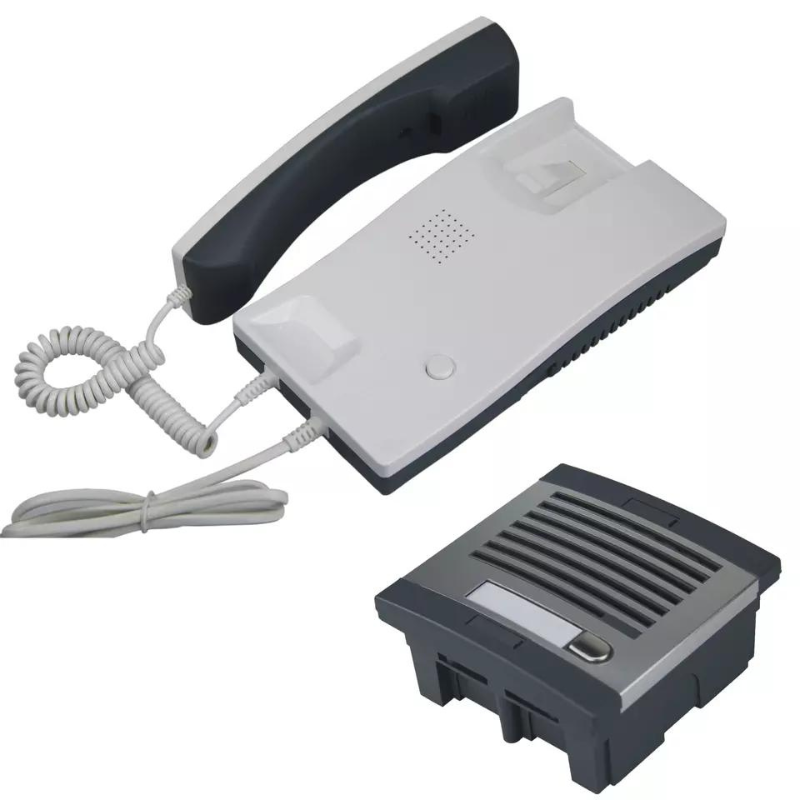 KIT DELUXE CITOFONÍA METÁLICO 2 HILOS HYCOMM SC-APK1315